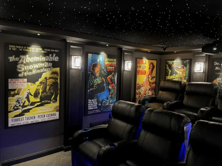 small basement cinema